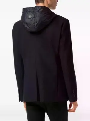 Philipp Plein Hooded Blazer - Blue