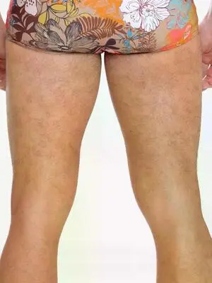 AMIR SLAMA Floral-print Swim Briefs