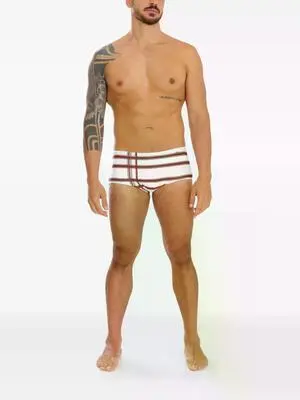 AMIR SLAMA Plaid Swim Briefs