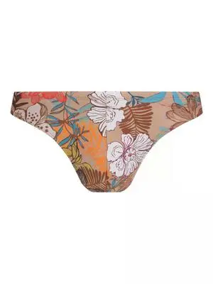 AMIR SLAMA Floral-print Swimming Trunks - Neutrals