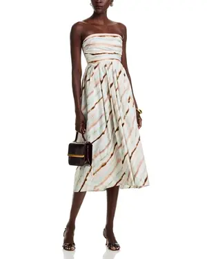 A.L.C. Tara Printed Midi Dress