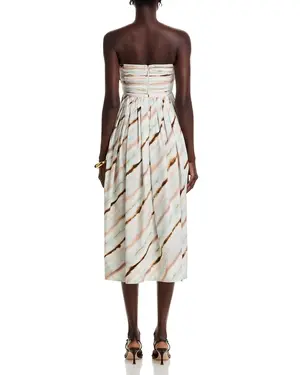A.L.C. Tara Printed Midi Dress
