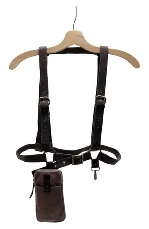 Free People Harness With Pouch - Black