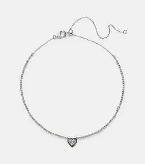 KAMYEN 18kt White Gold Diamond Choker - Silver
