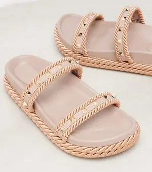 Valentino Garavani Rockstud Leather Slides