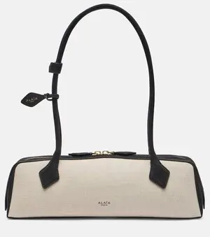Alaïa Le Teckel Medium Shoulder Bag - Beige