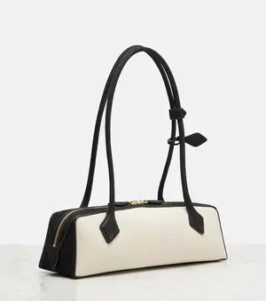 Alaïa Le Teckel Medium Shoulder Bag - Beige