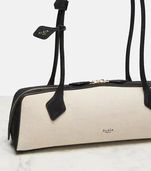 Alaïa Le Teckel Medium Shoulder Bag - Beige