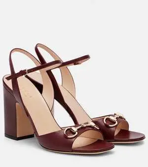 Gucci Horsebit 95 Leather Sandals