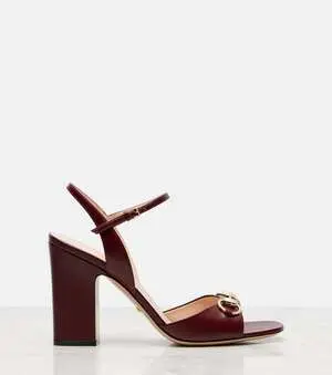 Gucci Horsebit 95 Leather Sandals