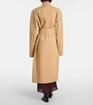 Khaite Lagden Cotton Gabardine Coat