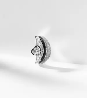 KAMYEN Art Deco Heart Diamond Ring