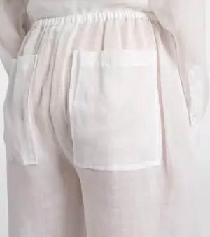 TOTEME Ramie Shorts - White