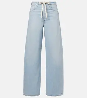 Citizens Of Humanity Brynn Low-rise Wide-leg Jeans - Blue