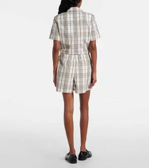 Burberry Check Cotton Shirt - Neutrals