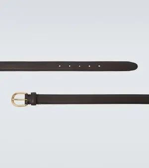 SAMAN AMEL Leather Belt - Brown
