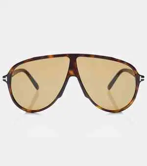 TOM FORD Vladimir T Icon Aviator Sunglasses - Brown