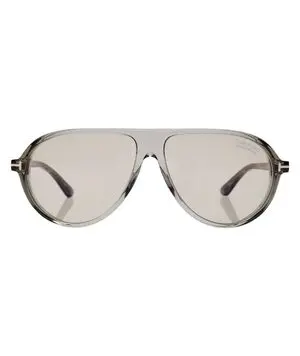 TOM FORD Marcus T Icon Aviator Sunglasses - Beige