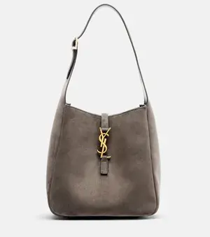 Saint Laurent Le 5 À 7 Supple Small Shoulder Bag - Grey
