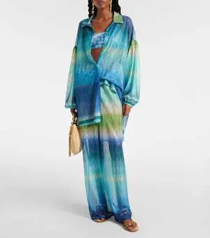 Missoni Zigzag Palazzo Pants - Multicoloured