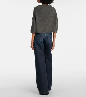 Khaite Sabina Cashmere Sweater - Grey