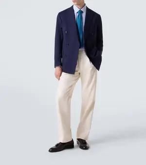 Charvet Checked Cotton Poplin Shirt