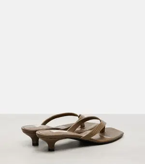 TOTEME Leather Thong Sandals