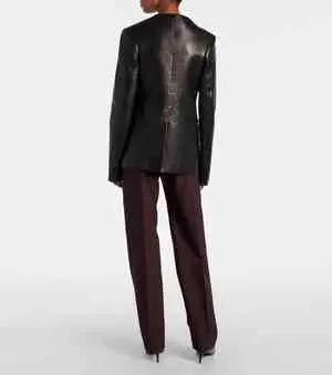 Khaite Jameson Leather Jacket