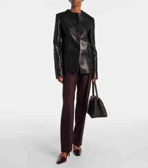 Khaite Jameson Leather Jacket