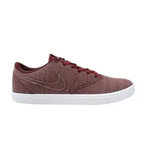 Nike Check Solar Sb Canvas Premium Sneakers - Red