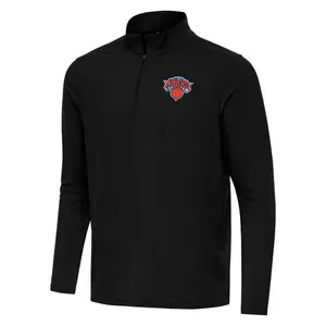 ANTIGUA New York Knicks Intent Quarter-zip Top