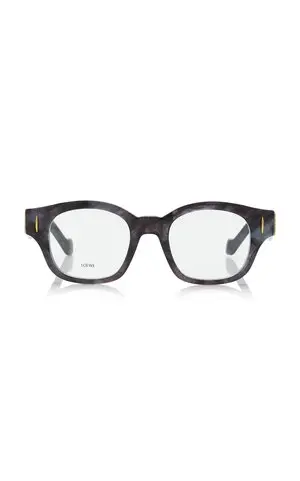 Loewe Anagram Square-frame Glasses - Black