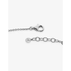 Monica Vinader Siren Muse Sterling Hammered Disc Chain Bracelet - Silver