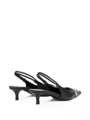 DIESEL® 40mm D-venus Slingback Pumps - Black
