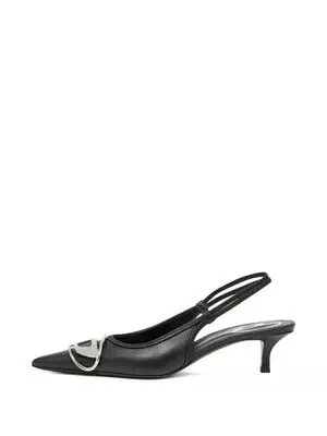 DIESEL® 40mm D-venus Slingback Pumps - Black