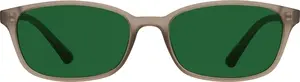 Zenni Rectangle Eyeglasses Full Rim Frame - Brown