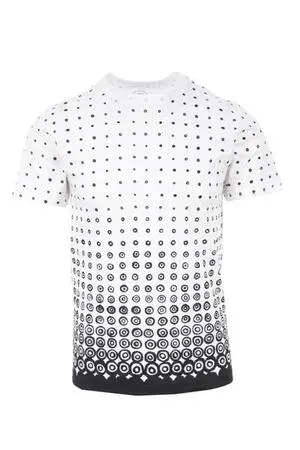 10 CORSO COMO Printed Cotton Jersey T-Shirt - White - Black Print