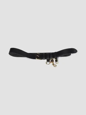 Miu Miu Leather Belt Black