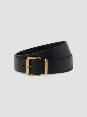 Miu Miu Leather Belt - Black