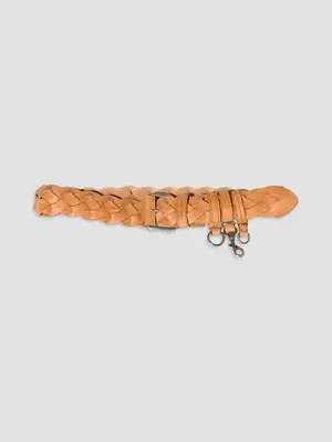 Miu Miu Leather Belt Brown