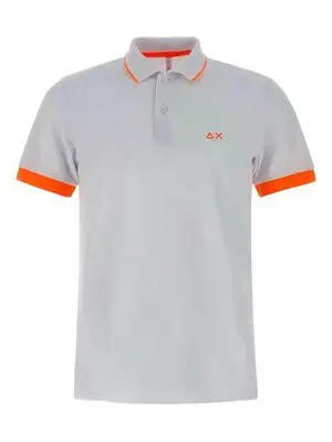 SUN 68 Cotton Polo Shirt - Neutrals
