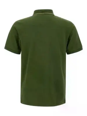 SUN 68 Piqué Polo Shirt - Green