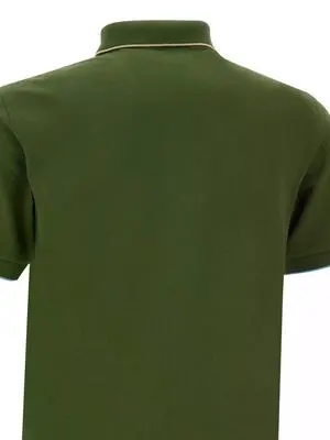 SUN 68 Piqué Polo Shirt - Green