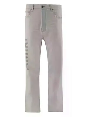 Amiri Logo-print Straight Leg Jeans