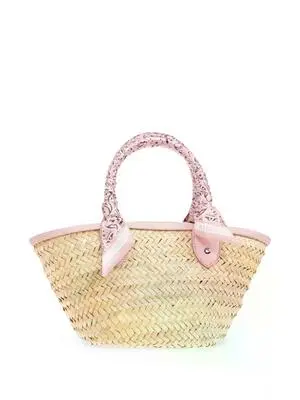 Amiri Woven Raffia Tote