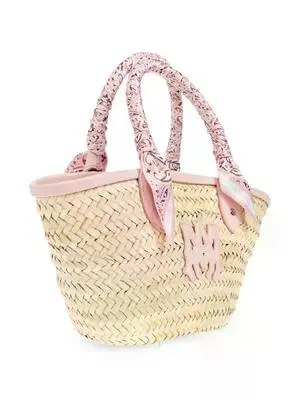 Amiri Woven Raffia Tote