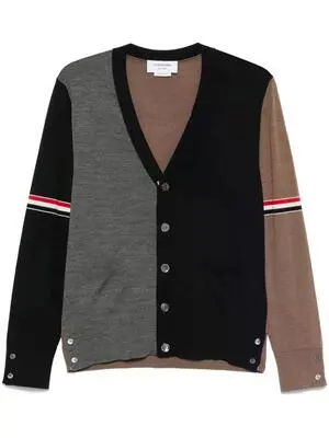 Thom Browne Rwb-stripe Wool Shirt