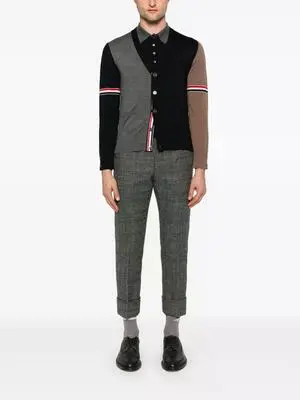 Thom Browne Rwb-stripe Wool Shirt