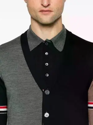 Thom Browne Rwb-stripe Wool Shirt