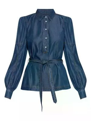 Munthe Denim Blouse With Belt